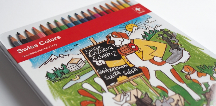 swiss coloring pages